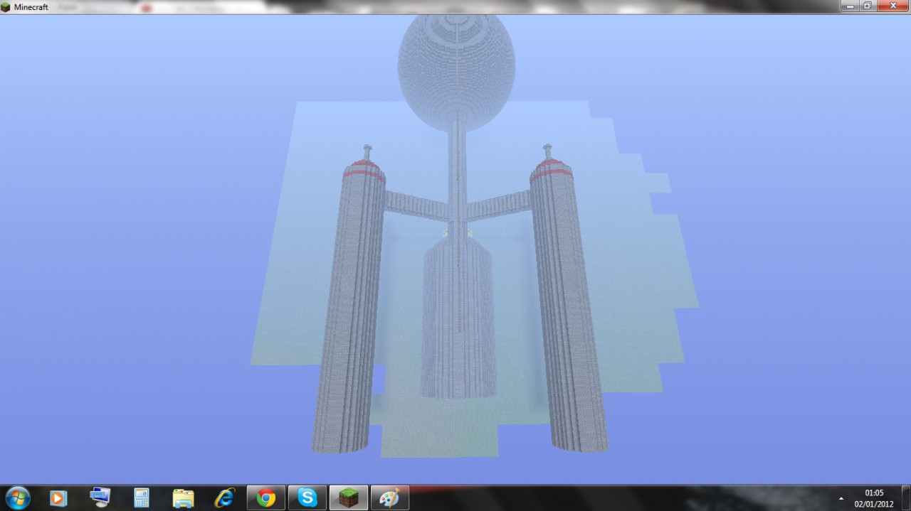 Daedalus Class Starship Minecraft Map